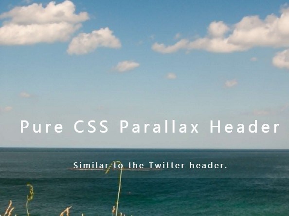 ⭐ El efecto de paralaje de encabezado de Twitter usando Pure CSS/CSS3 TodoCodigo.net