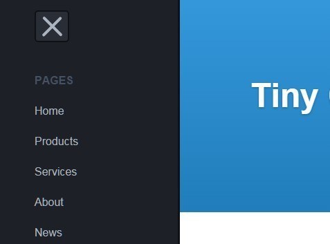 ⭐ Pequeño menú fuera de lienzo con JavaScript y CSS3 TodoCodigo.net