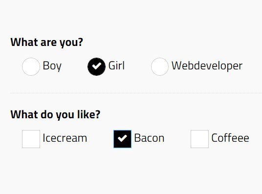 ⭐ Custom Checbox & entradas de radio con CSS puro y Font awesome TodoCodigo.net