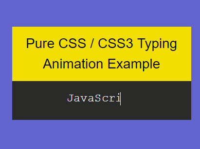 ⭐ Pura escritura de texto CSS animación TodoCodigo.net