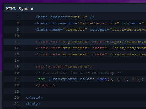 ⭐ Biblioteca de resaltado de sintaxis de código flexible simple-Syntaxy. js TodoCodigo.net