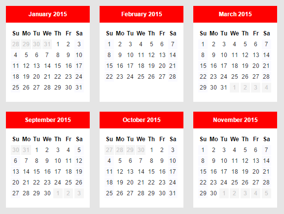 ⭐ Calendario anual simple en JavaScript puro-Calendarize TodoCodigo.net