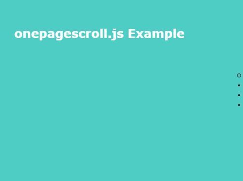 ⭐ Efecto de desplazamiento mínimo de una página con JavaScript puro-onepagescroll. js TodoCodigo.net