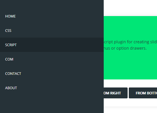 ⭐ Navegación dinámica cajón deslizante en JavaScript puro-Hipsbar TodoCodigo.net