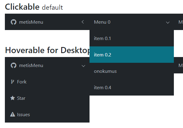 ⭐ Menú desplegable/acordeón de varios niveles en Vanilla JavaScript-metisMenu TodoCodigo.net