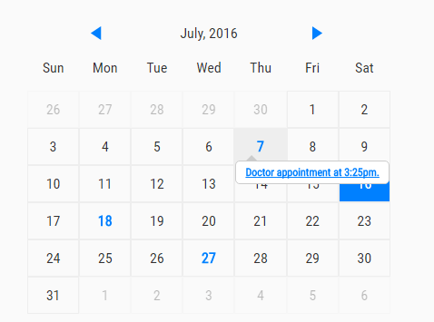 ⭐ Crear un calendario de eventos simple con JavaScript-Caleandar. js ...