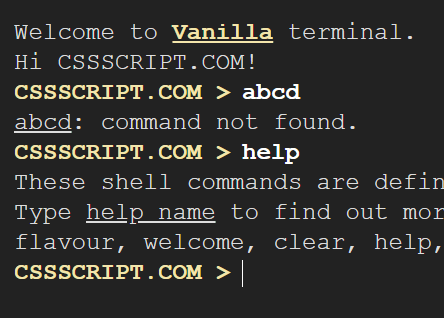 ⭐ Emulador de terminal multiplataforma en Vanilla JavaScript-Vanilla-terminal TodoCodigo.net