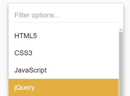 ⭐ Cuadro de selección filtrable en JavaScript puro-asterismo Custom Select TodoCodigo.net