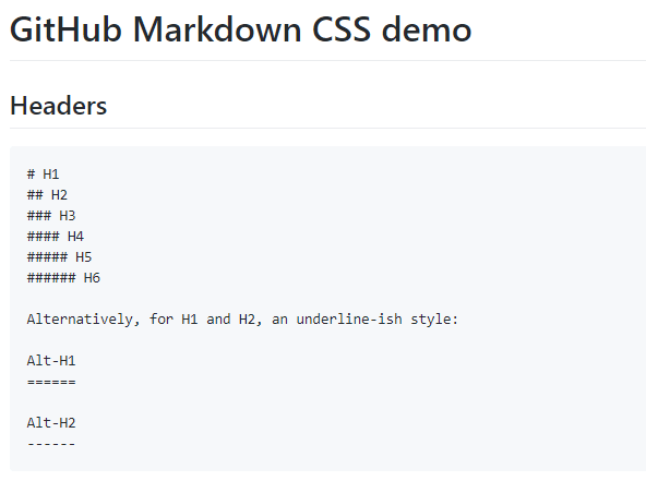⭐ Biblioteca CSS para replicar el estilo de Markdown de GitHub-Markdown ...