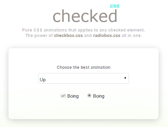 ⭐ Biblioteca CSS3 para enfriar CheckBox & las animaciones de entrada de radio-Checked. CSS ...