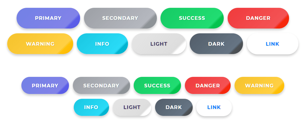 ⭐ Extender bootstrap 4 botones con estilos y animaciones adicionales ...