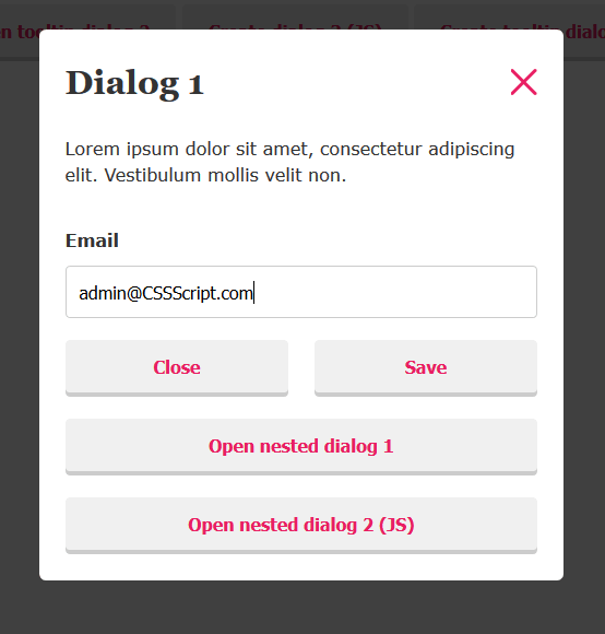 ⭐ Componente de diálogo modal accesible en Vanilla JavaScript-a11y-Dialog TodoCodigo.net