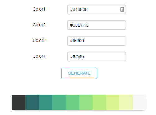 ⭐ Biblioteca de JavaScript para generar paradas de color de degradado ...