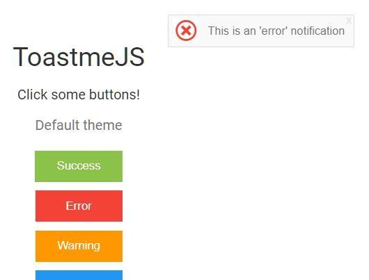 ⭐ Simple notificación del sistema flexible en JavaScript-toastmejs TodoCodigo.net