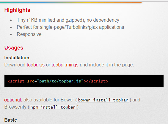 ⭐ Barra de progreso de carga superior personalizable-barra superior TodoCodigo.net