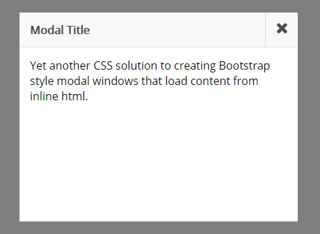 ⭐ Solo CSS ventana modal estática TodoCodigo.net