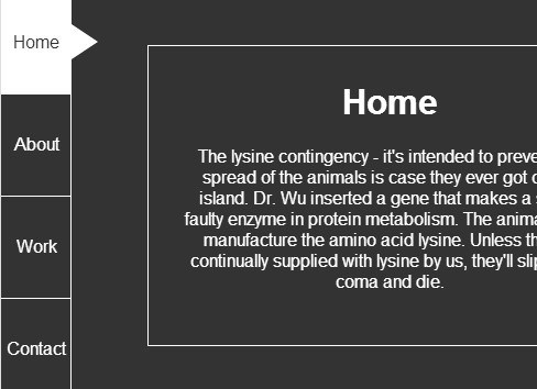 ⭐ Navegación con pestañas verticales animadas con CSS3 puro TodoCodigo.net