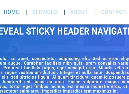 ⭐ Auto-Reveal navegación de cabecera Sticky con JavaScript puro y CSS TodoCodigo.net