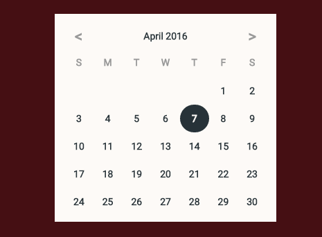 ⭐ Selector de fecha en material design con vanilla JavaScript ...